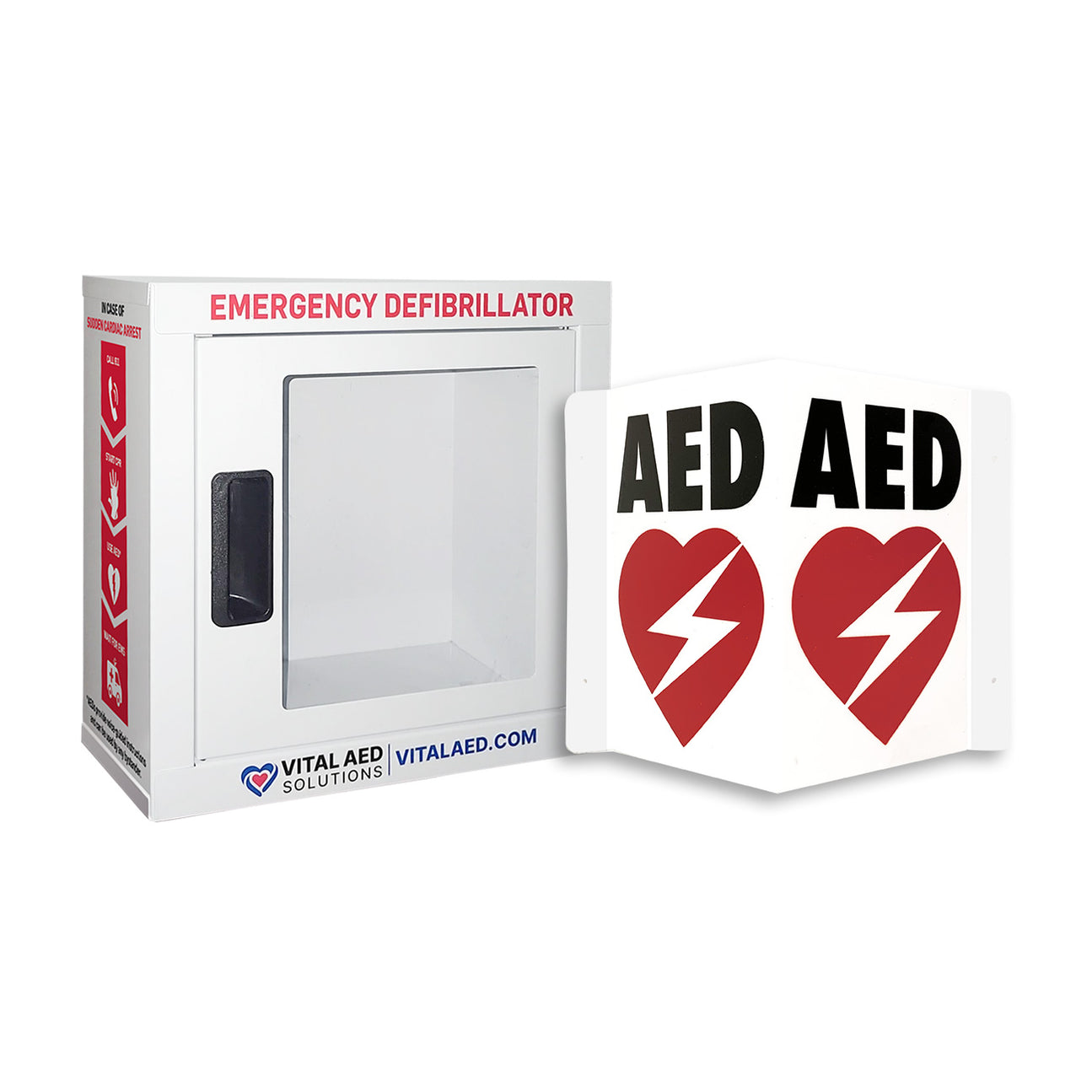 Wall AED Cabinet & AED Signs — VitalAED